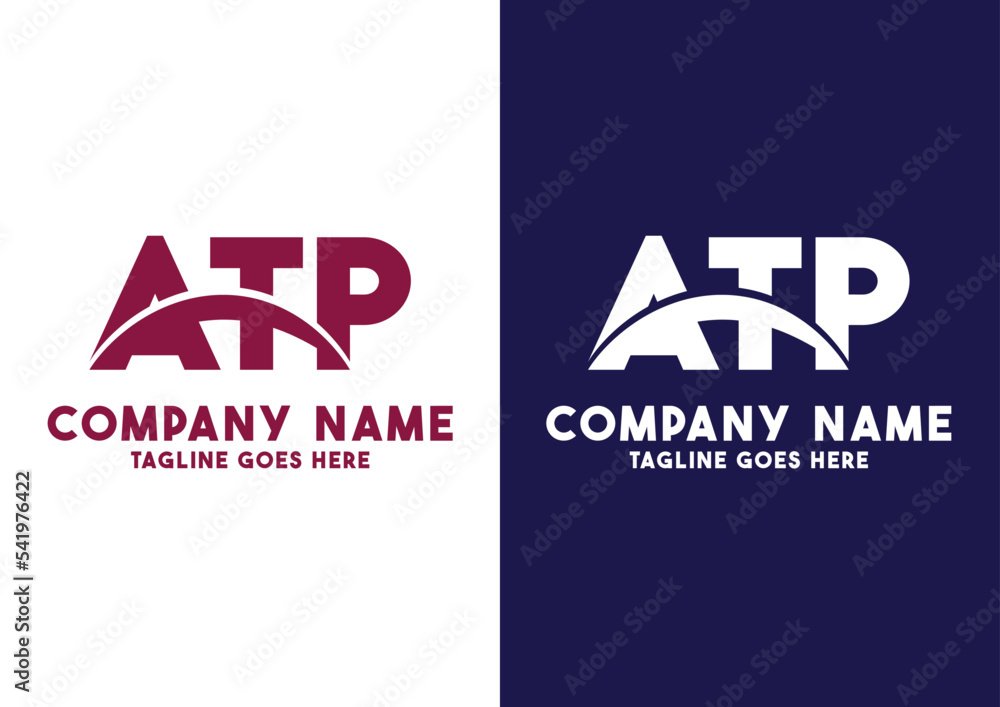 Letter ATP logo design vector template, ATP logo Stock Vector | Adobe Stock