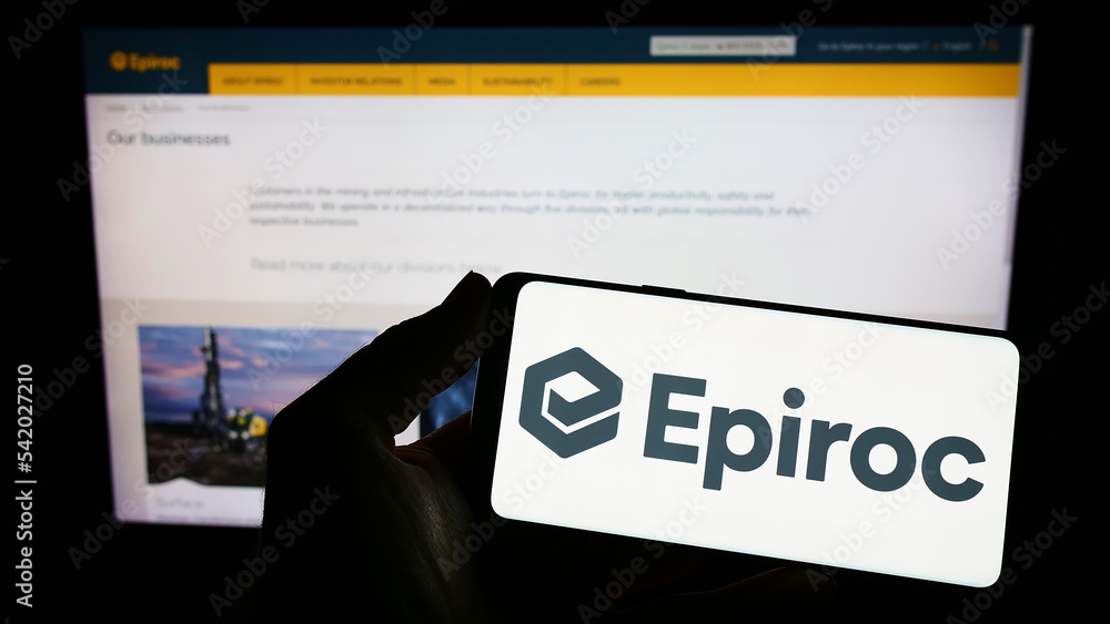 Stuttgart, Germany - 10-26-2022: Person holding smartphone with logo of ...