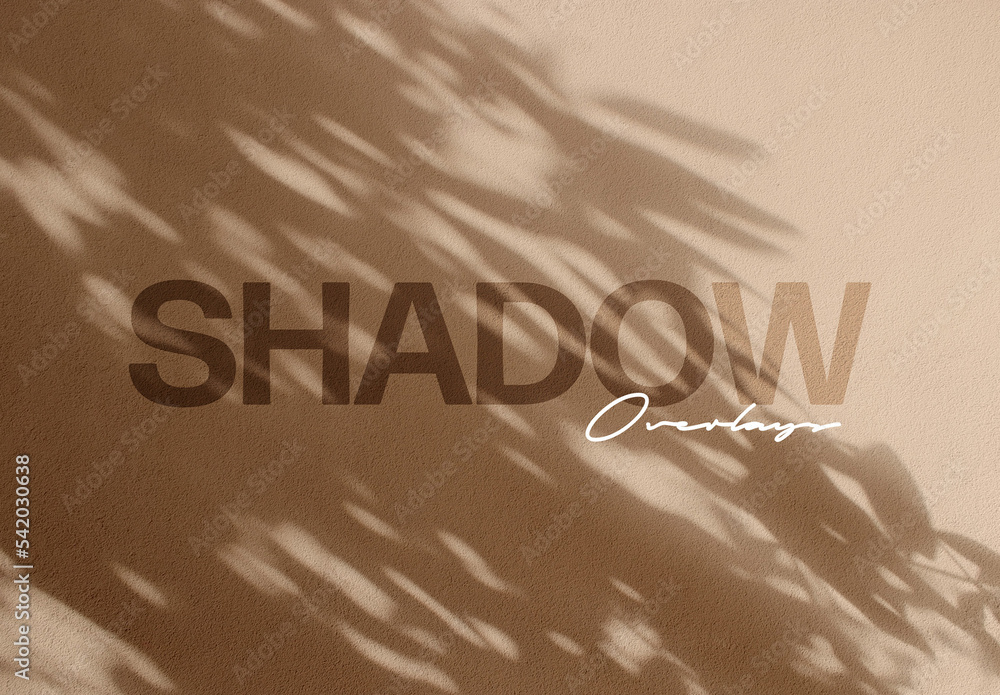 Botanic Shadow Overlays Mockup Stock Template | Adobe Stock