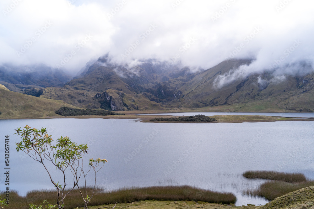 Magical and mysterious lagoons in Ecuador, Atillo lagoons Stock Photo ...