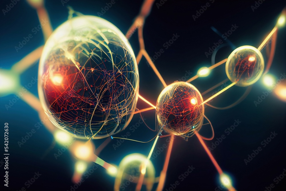 Cybernetic entanglement of electrons to connected to a central ...