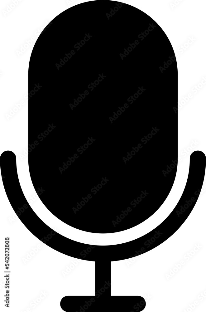 Microphone icon in png. Mic symbol in png. Music sign. Microphone on ...