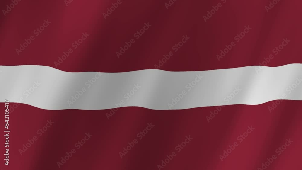 Latvia flag waving animation. seamless loop animation flag video waving ...