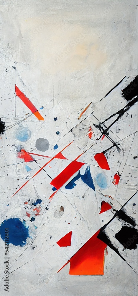 Modern abstract art - The singularity, the great filter, technology ...