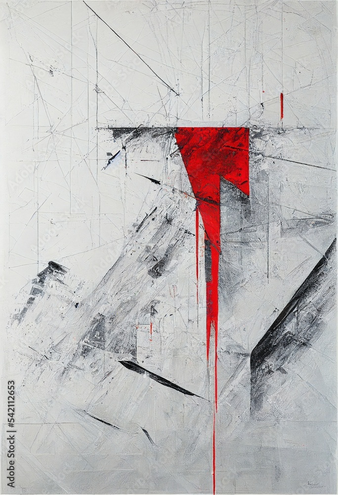 Modern abstract art - The singularity, the great filter, technology ...