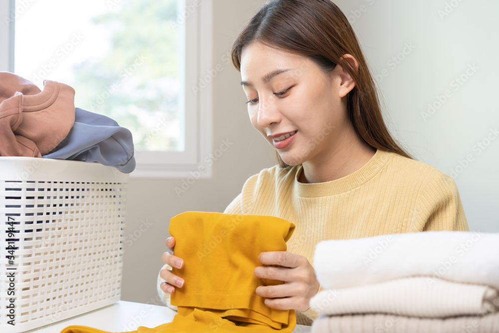 Pic Of Maid Folding Clothes