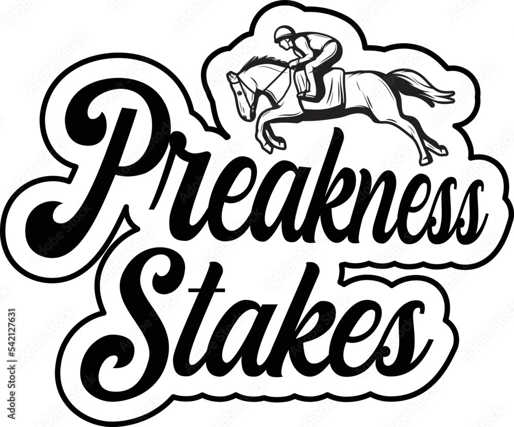 Vetor de Preakness Stakes T Shirt Design, Preakness Stakes SVG T Shirt ...