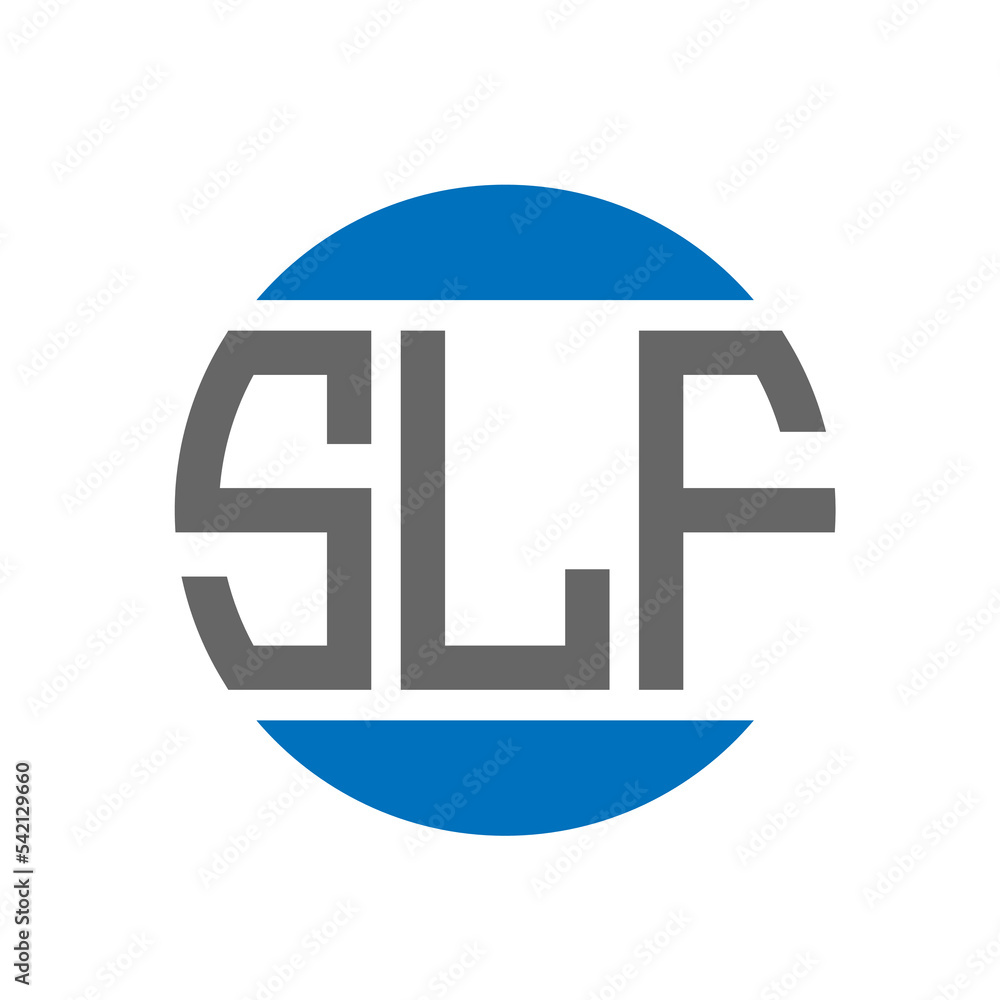 SLF letter logo design on white background. SLF creative initials ...
