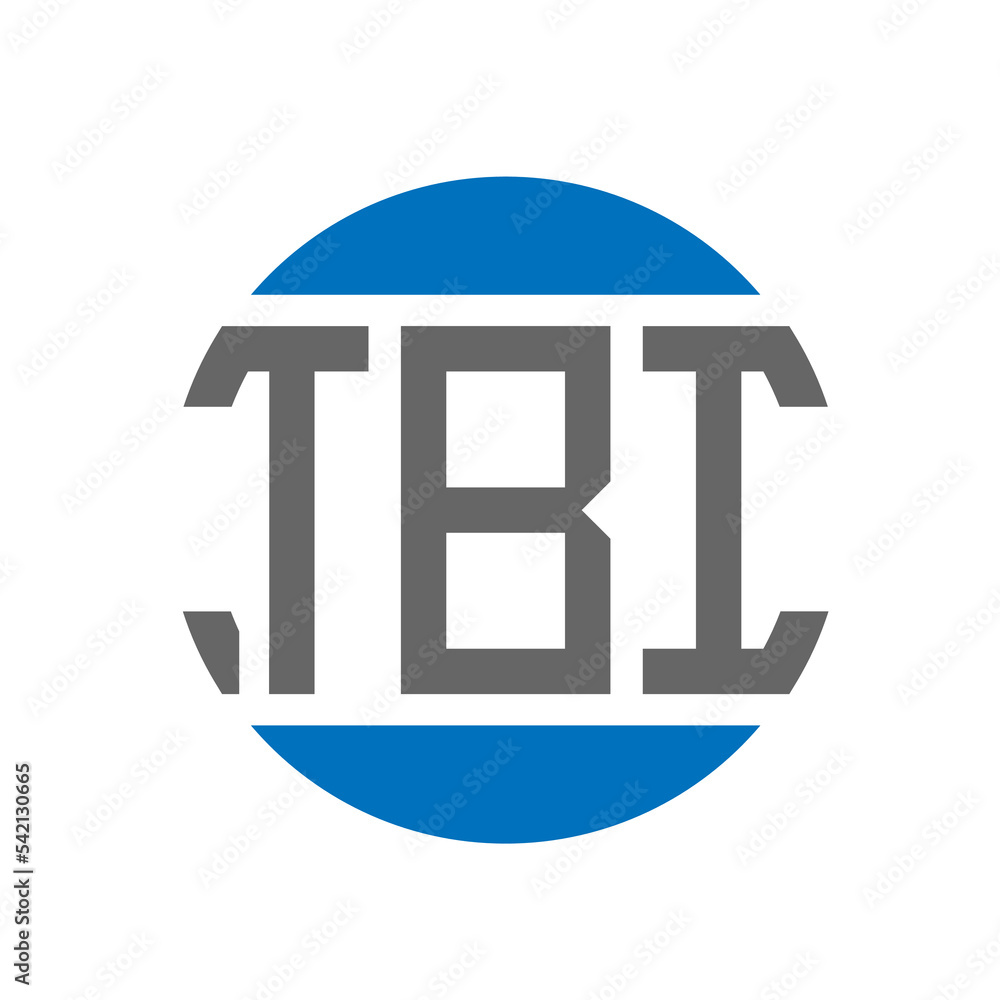 TBI letter logo design on white background. TBI creative initials ...