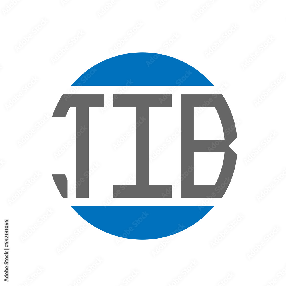 TIB letter logo design on white background. TIB creative initials ...