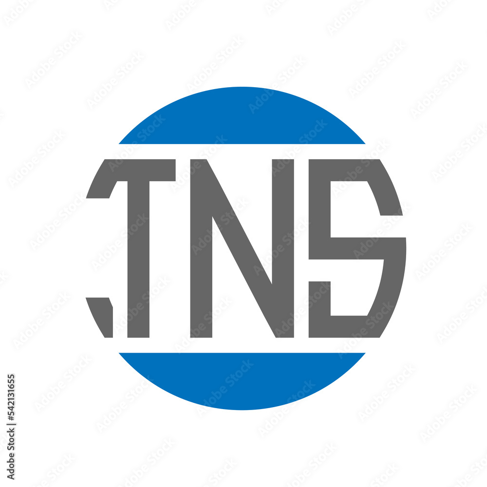 TNS letter logo design on white background. TNS creative initials ...