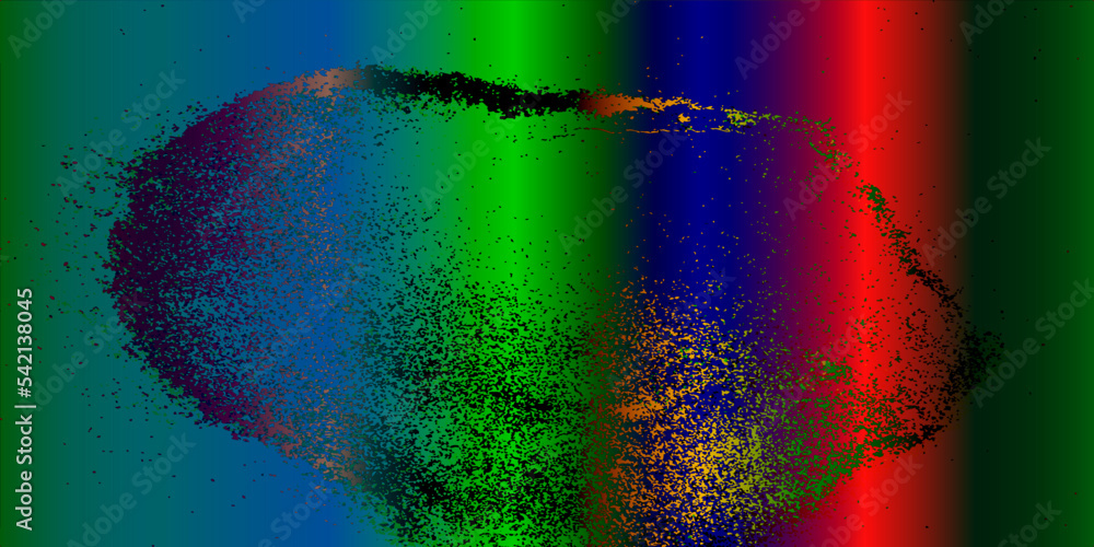 abstract colorful rainbow background, old grunge wall concrete ...