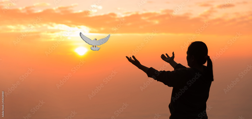 Woman Humble Before God