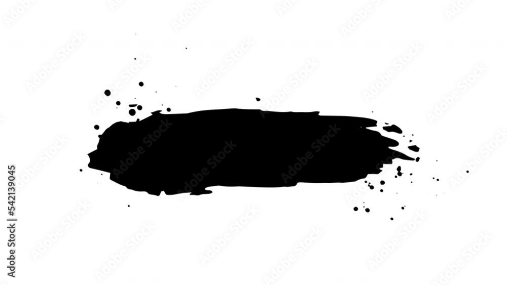 Stockvideo Black line brush strokes animation footage for video effect ... Stockvideo Black line brush strokes animation footage for video effect ...