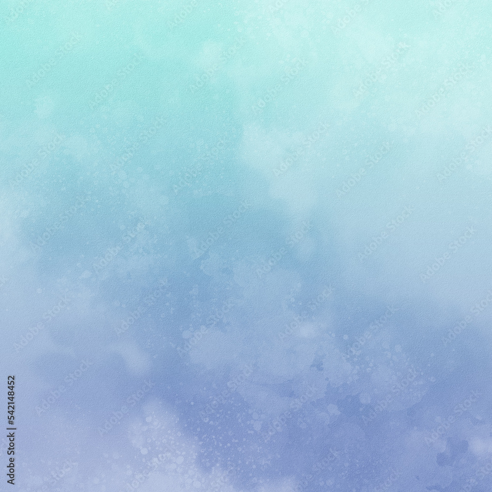 Abstract watercolor blue gradient background. Two-color gradient ...
