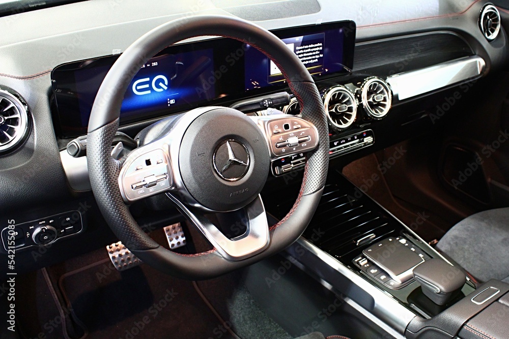 Multifunction driving wheel and control panel of modern battery ...