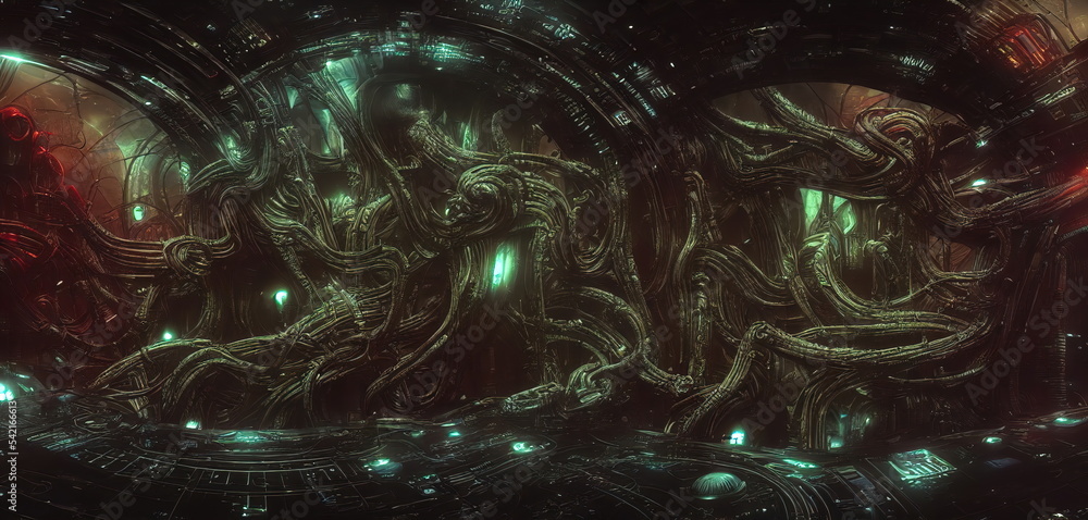 Plakat Extraterrestrial alien spaceship xenomorphs of extraterrestrial ...