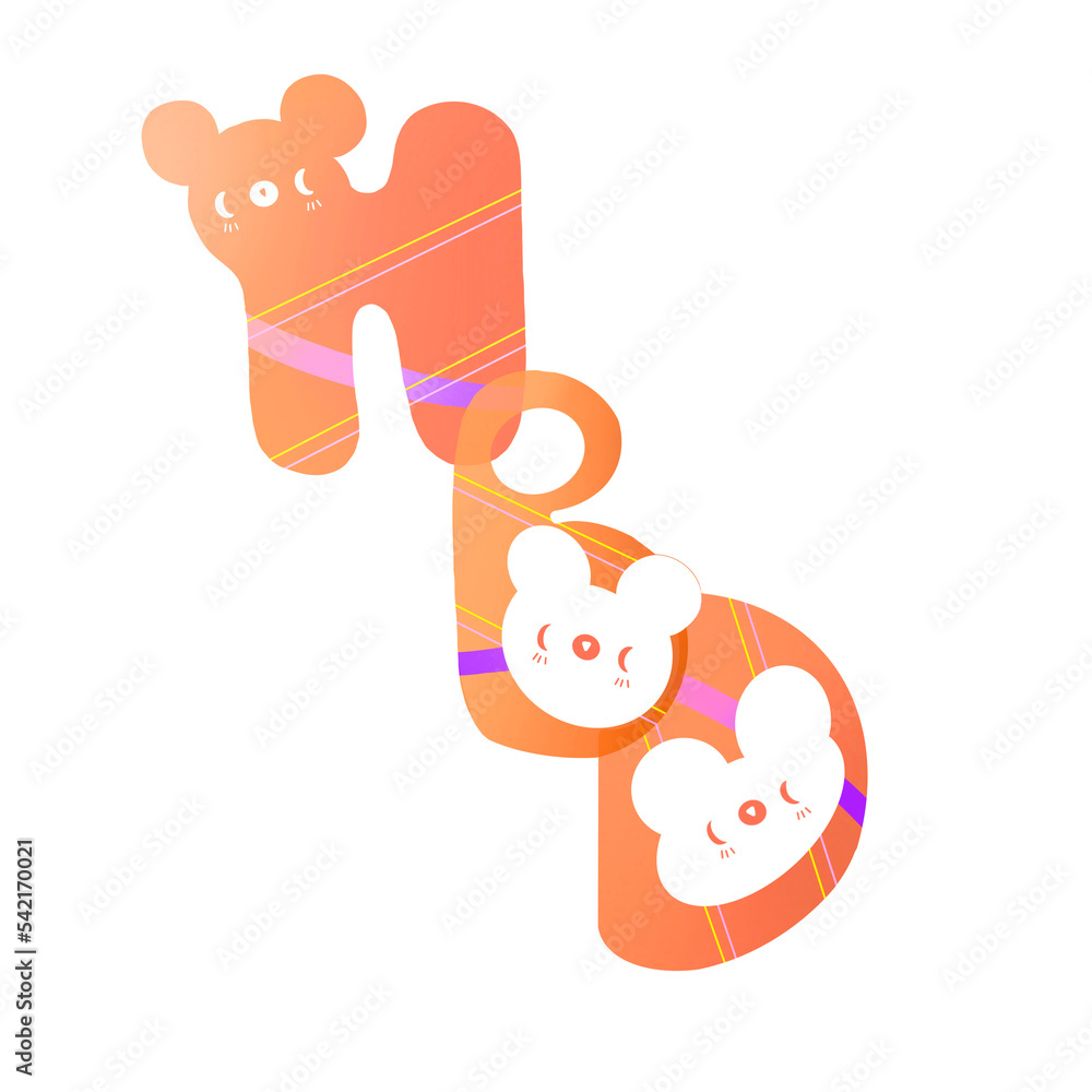 Happy birthday balloons wrapped in ribbons in the shape of a bear ...