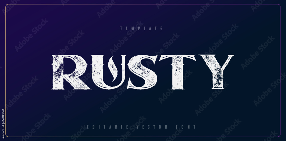 Rusty white text scary movie alphabet font template. Typography grunge ...