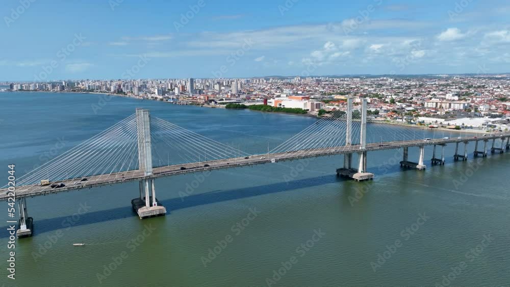Vidéo Stock Aracaju Sergipe. Aracaju Brazil. Panning wide cityscape of ...