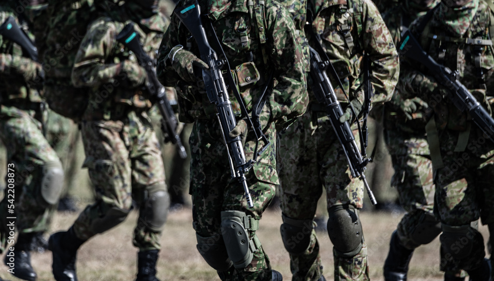 武装したレンジャー隊員（JGSDF army ranger） Stock Photo | Adobe Stock