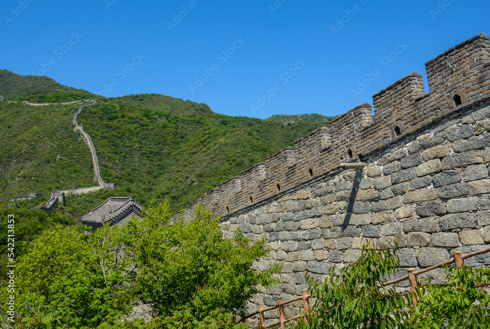 Great Wall. the great man-made structure. Great Wall of China Stock ...