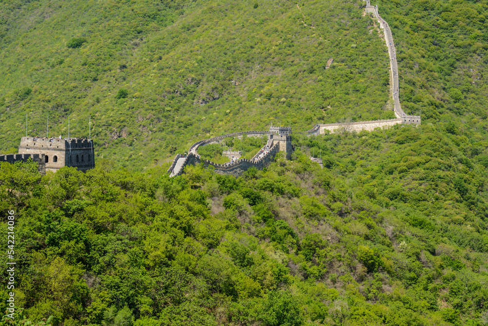 Great Wall. the great man-made structure. Great Wall of China Stock ...