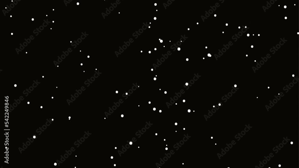 Snowfall, Snow background and 2d animation, large snowy particles ...