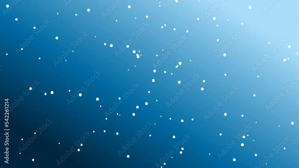 Snowfall, Snow background and 2d animation, large snowy particles ...