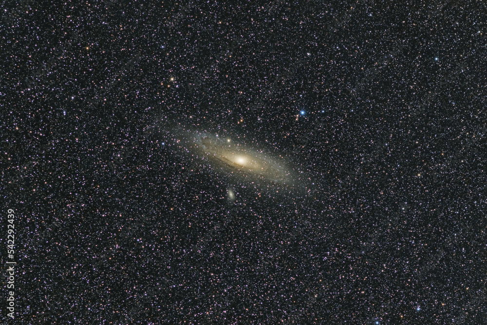 The Andromeda Galaxy Also Known As Messier 31 And The Satellite