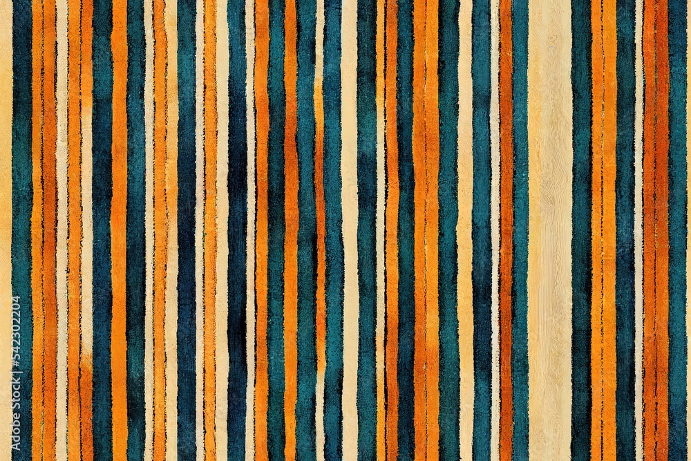 Indigo Blue, Amber Brown and Navajo White Southwestern Serape Blanket ...