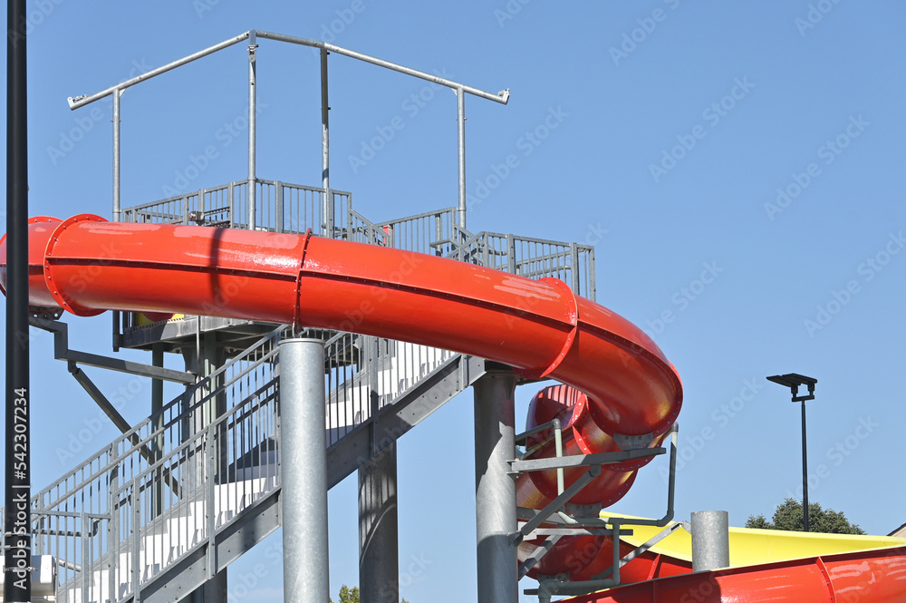 Water Slide Structure Stock Photo | Adobe Stock