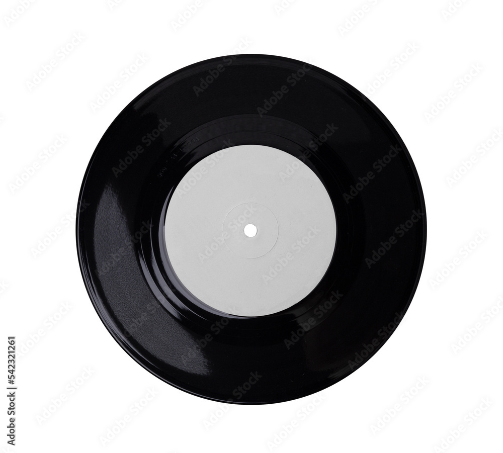 vinyl record 10'' realistic photography, isolated png on transparent ...
