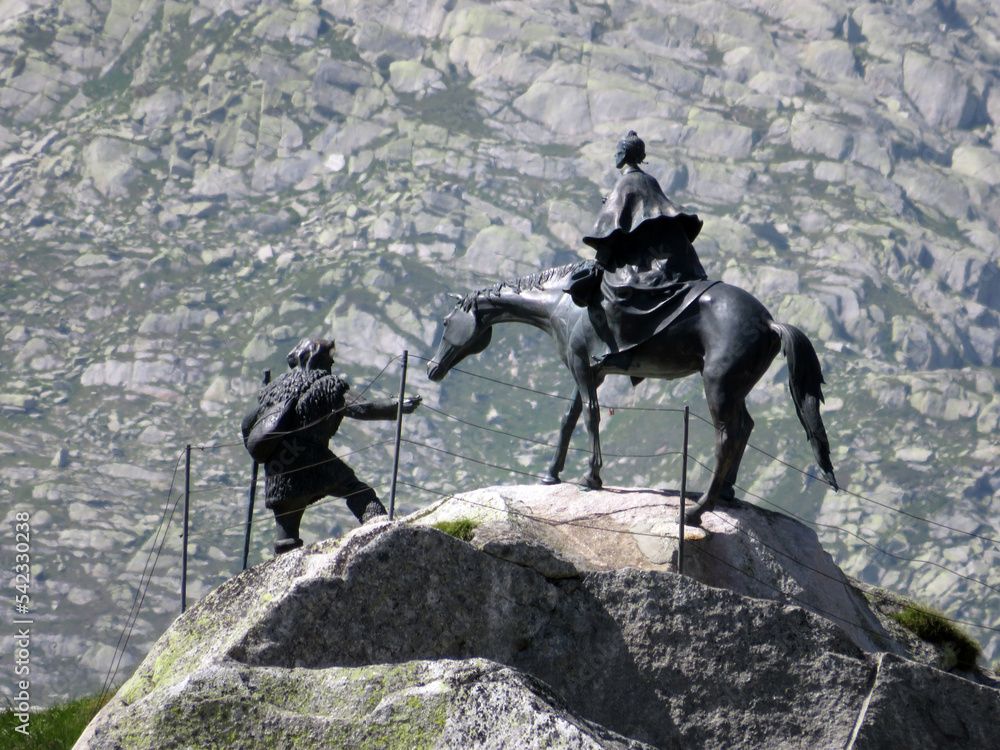 Equestrian statue of Alexander Suvorov (der Marsch des Generals or ...