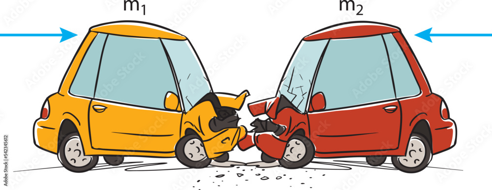 Push and Pull force vector illustration. Force, motion and friction ...