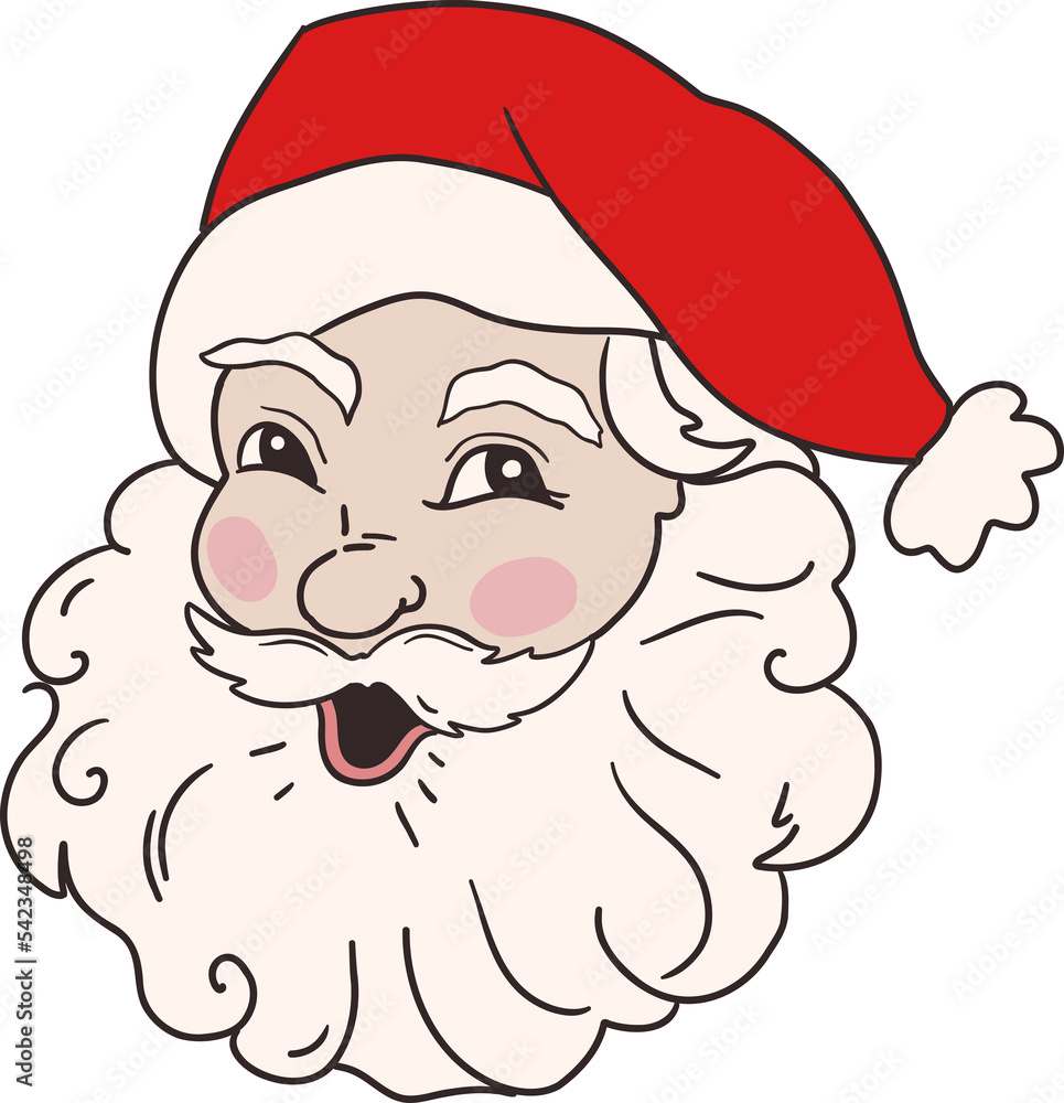 Santa Face Clipart