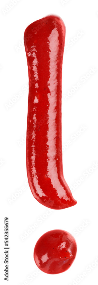 Ketchup sauce tomato sauce punctuation mark exclamation mark ...