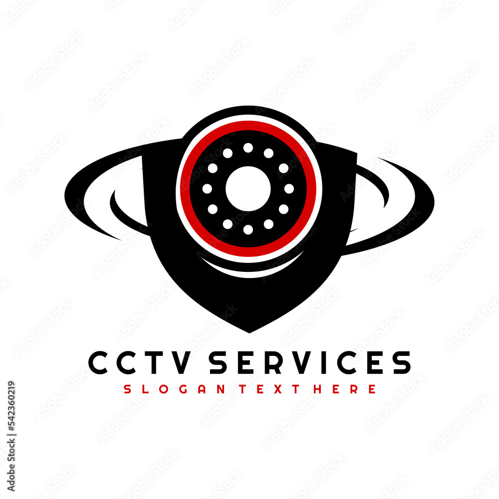 cctv design logo icon vector Stock Vector | Adobe Stock
