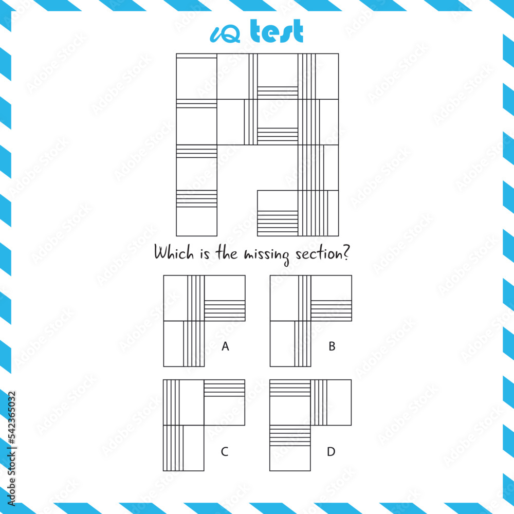 Practice Questions Worksheet for Education and IQ Test. Intelligence ...