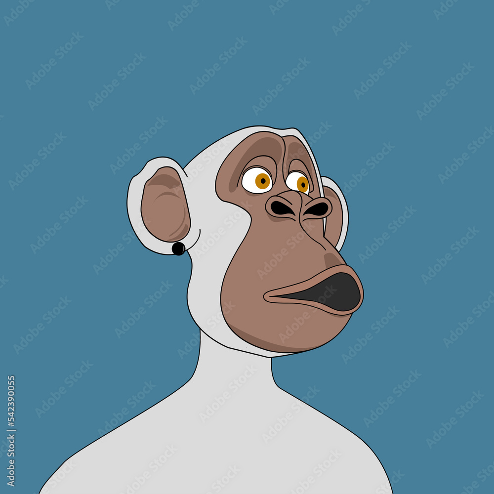 cartoon monkey for profile picture Stock Illustration | Adobe Stock