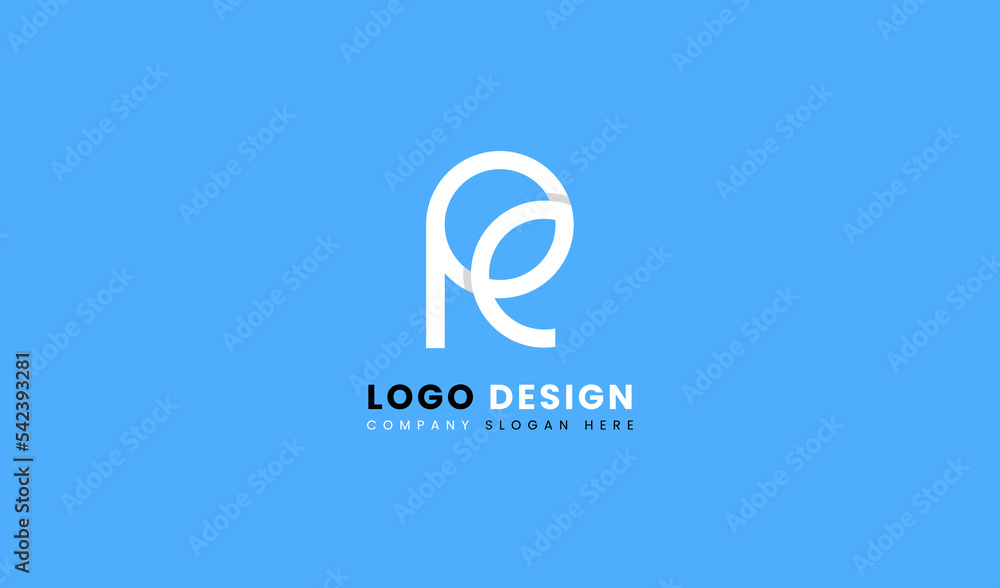 Initial Letter PC Logo Design template Element. Letter PC logo Usable ...