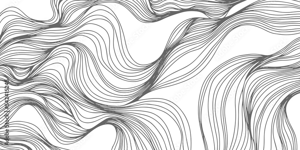 Wavy curved line background. Cover png layout template art. Stock ...