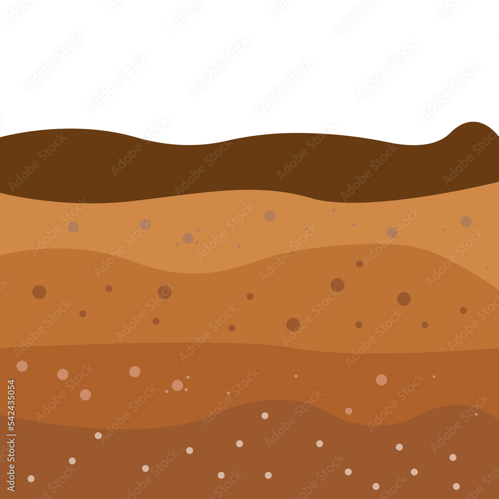 soil layer seamless texture design Stock Illustration | Adobe Stock