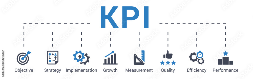 Key Performance Indicator - KPI concept vector illustration with ...