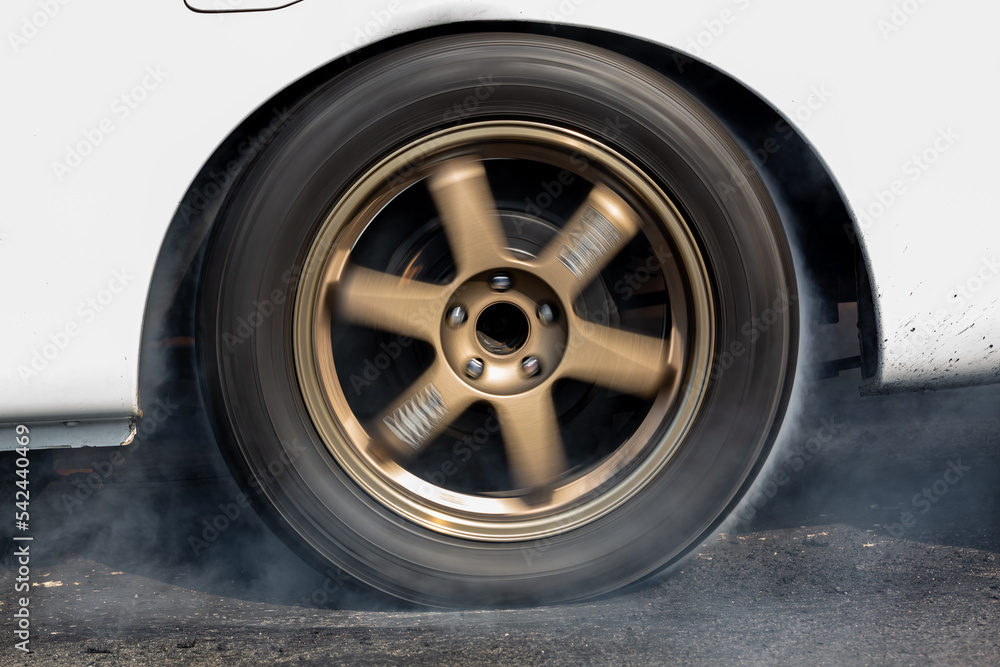 Car Wheel Spinning