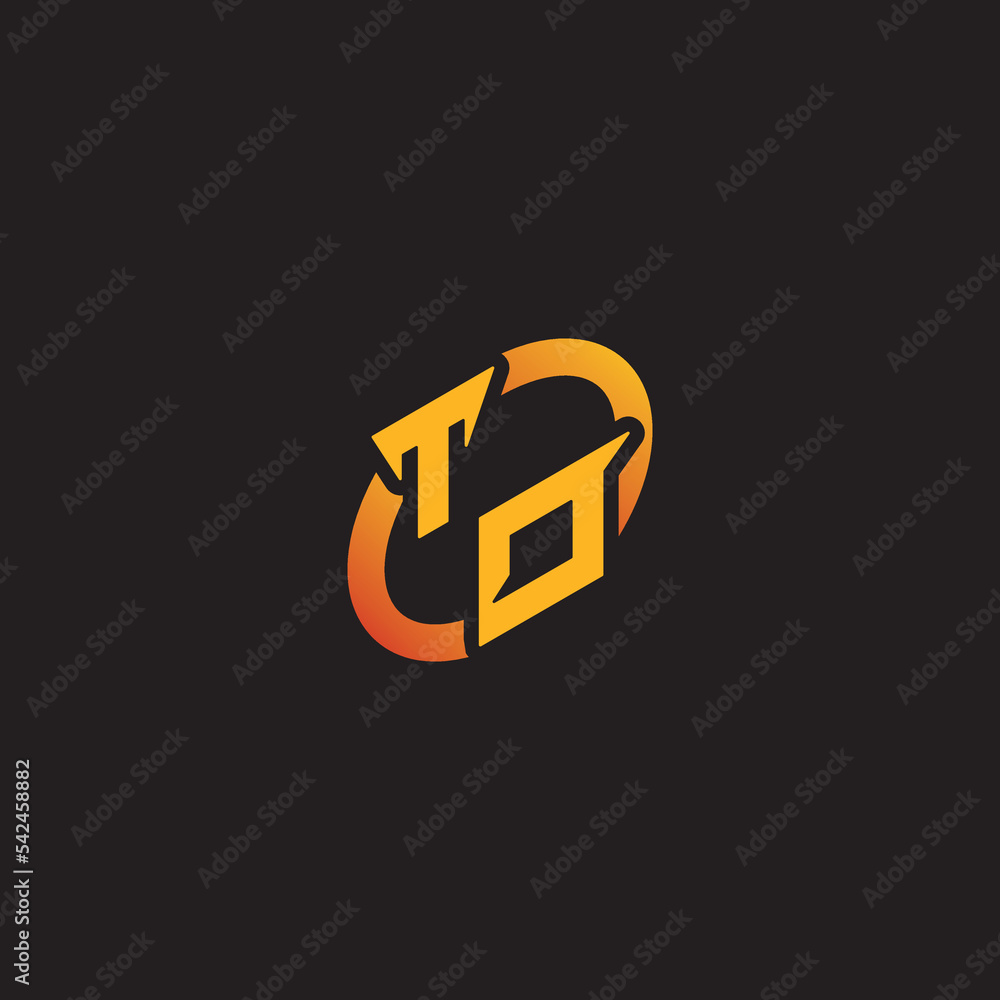 OT initial Design abstract esports logo for twitch and youtube ideas ...