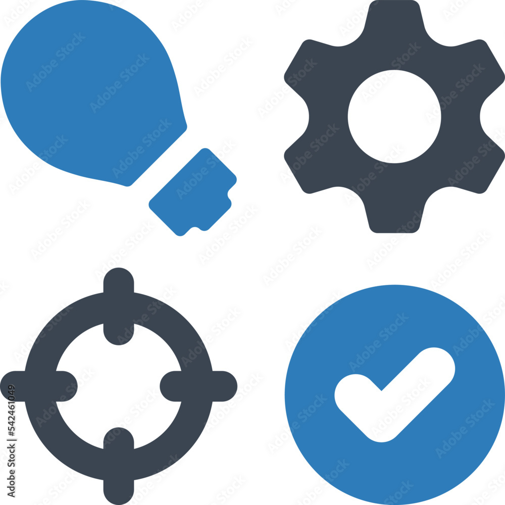 Plan-do-check-act icon Stock Vector | Adobe Stock