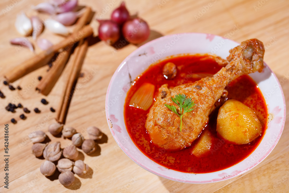 Chicken mussaman curry is thai curry and The signature of thai food ...