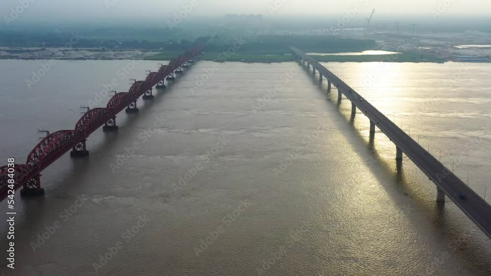 Lalon Shah Bridge, locally known as Pakshey Bridge is a road bridge in ...