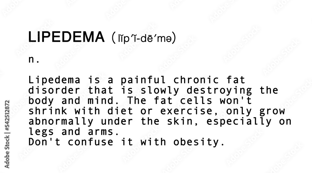 Lipedema Awareness illustrations, set of drawings, fat disorder ...